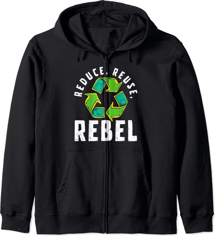 Save The Planet Apparel Reduce Reuse Rebel Eco-Friendly Activist Green ...