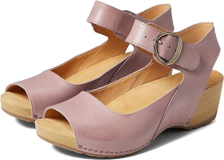 Dansko Tiana (Blush Burnished Nubuck) Women's Shoes - ShopStyle Sandals