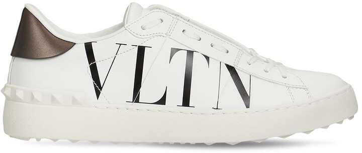 Valentino Garavani 20mm Open Vltn leather sneakers - ShopStyle