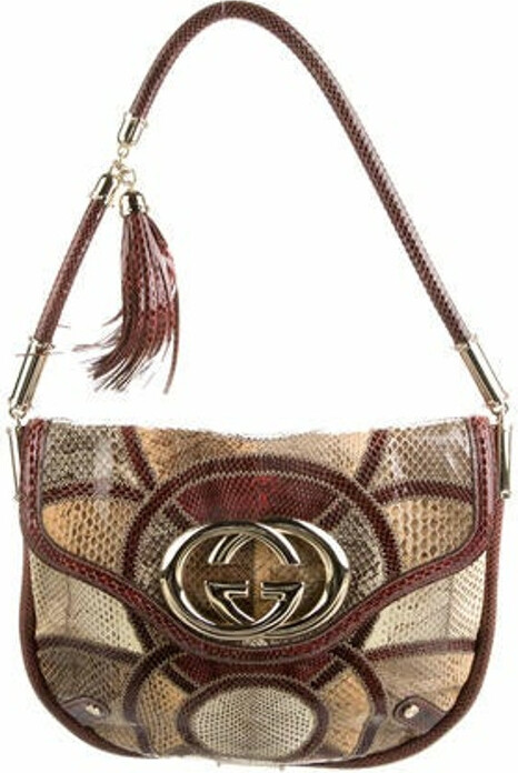 Gucci Python Medium Britt Bag - ShopStyle