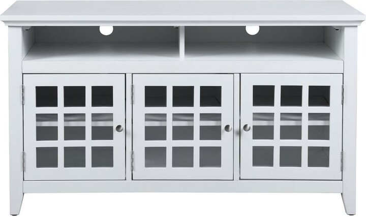 RASOO Coastal Style 48-Inch TV Stand with 3-Door Cabinet - ShopStyle