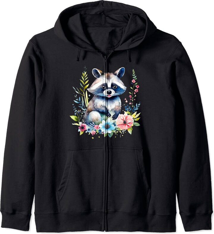 Cottagecore Aesthetic Collections Cottagecore Aesthetic Floral Raccoon ...