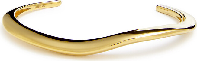 AGMES Small Astrid Gold Vermeil Cuff Bracelet - ShopStyle