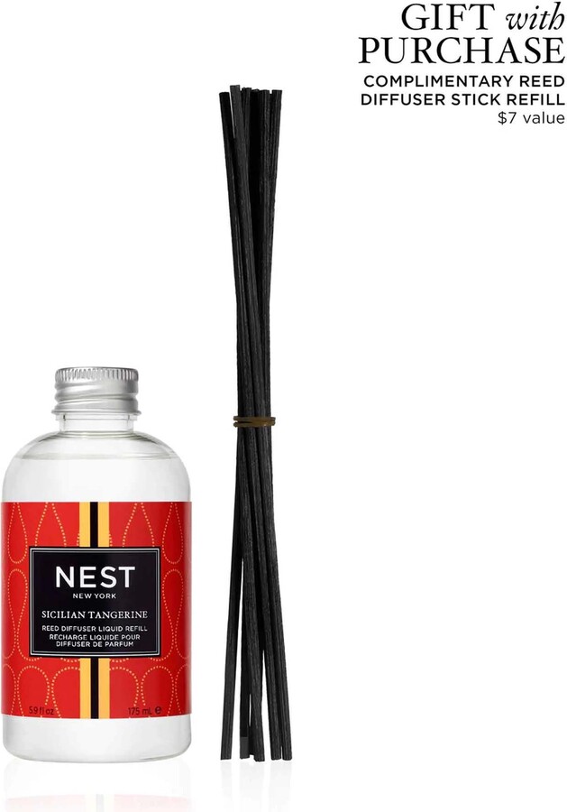 NEST Fragrances Sicilian Tangerine Reed Diffuser Liquid Refill, 9 fl oz ...