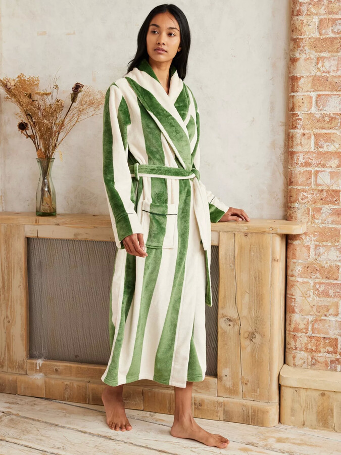 Chelsea Peers Stripe Dressing Gown - ShopStyle Robes