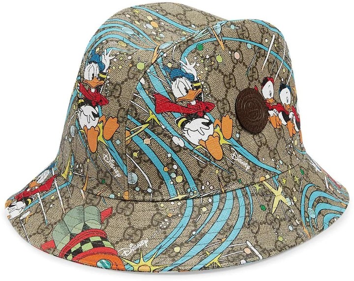 Gucci X Disney Donald Duck Bucket Hat - ShopStyle