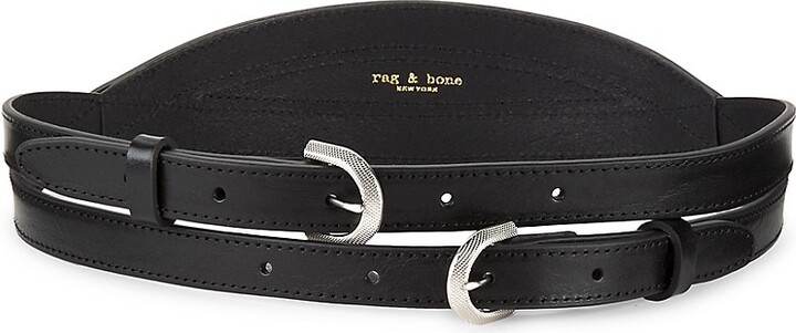 Rag & Bone Exchange Layered Leather Belt - ShopStyle