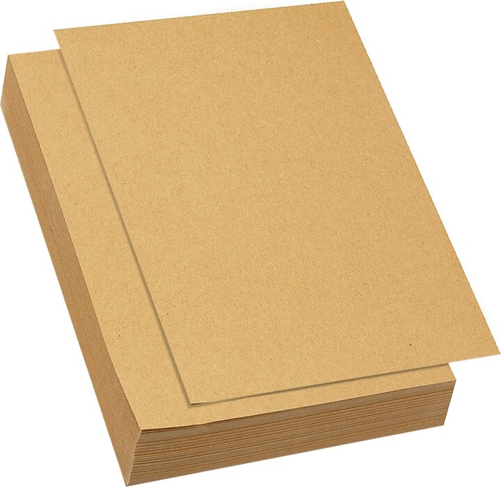 Bright Creations 200 Pack Brown Craft Paper for DIY Projects, Classroom ...