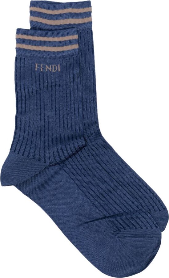 Fendi Logo Socks. - ShopStyle