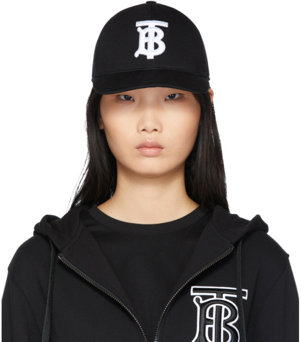 Burberry Black Logo Baseball Cap - ShopStyle Hats