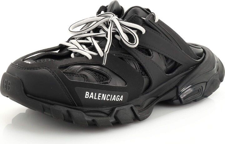 Balenciaga Women's Track Mule Sneakers Fabric and Rubber - ShopStyle