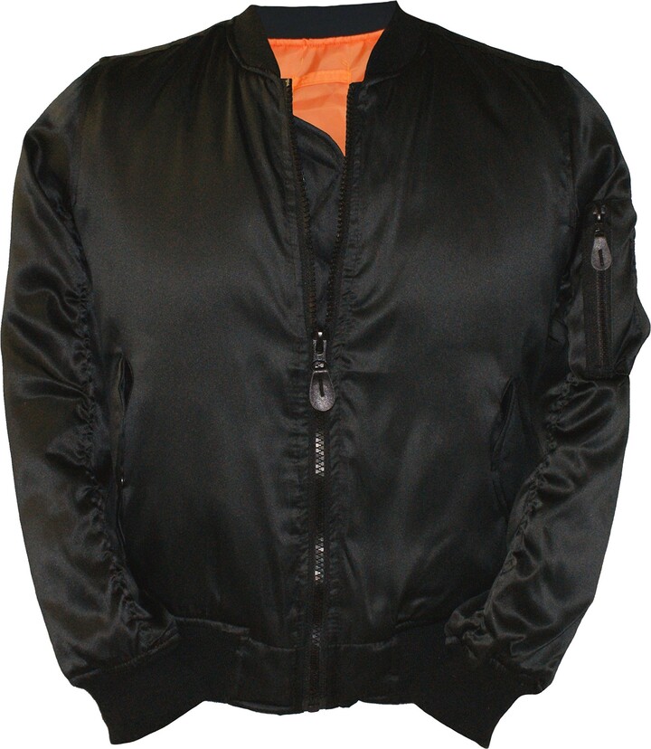 Unknown New Cool Skinhead US Style MA1 Bomber Flight Fitted Combat Army ...