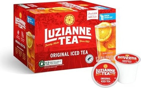 Luzianne Unsweetened Iced Tea Single Serve Pods, 12ct Box - ShopStyle
