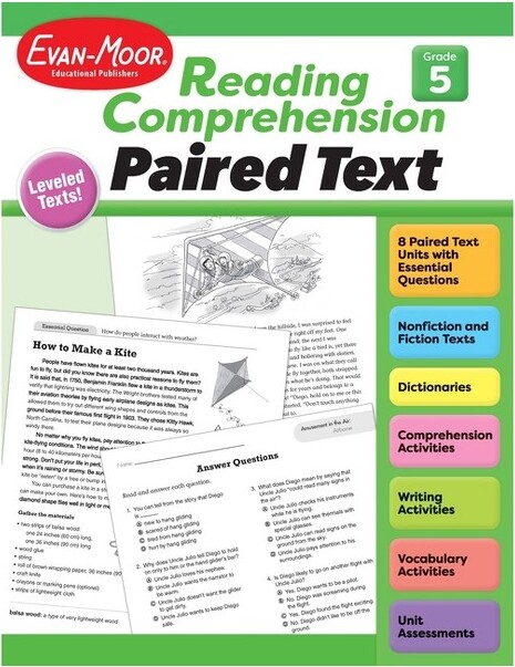 Reading Comprehension: Paired Text, Grade 5 Teacher Resource - (Reading ...