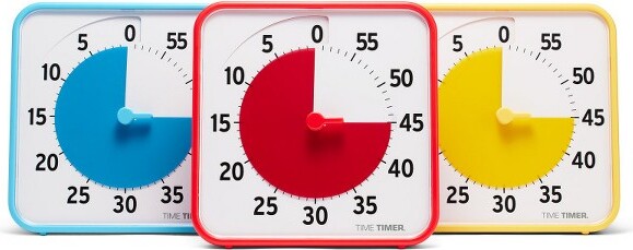 Time Timer Original 8" Timer - Learning Center Classroom Set, Primary ...