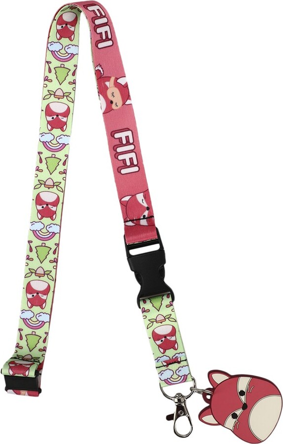 Squishmallows Fifi the Fox Lanyard with Charm - ShopStyle Key Chains