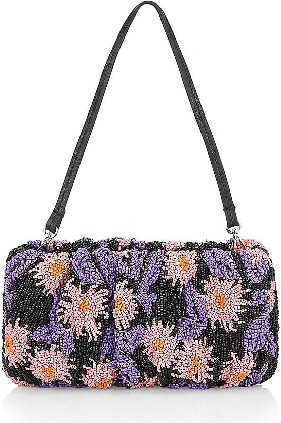 STAUD Beaded Bean Shoulder Bag - ShopStyle