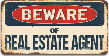 SignMission Beware of Real Estate Agent Aluminum Plate Frame - ShopStyle