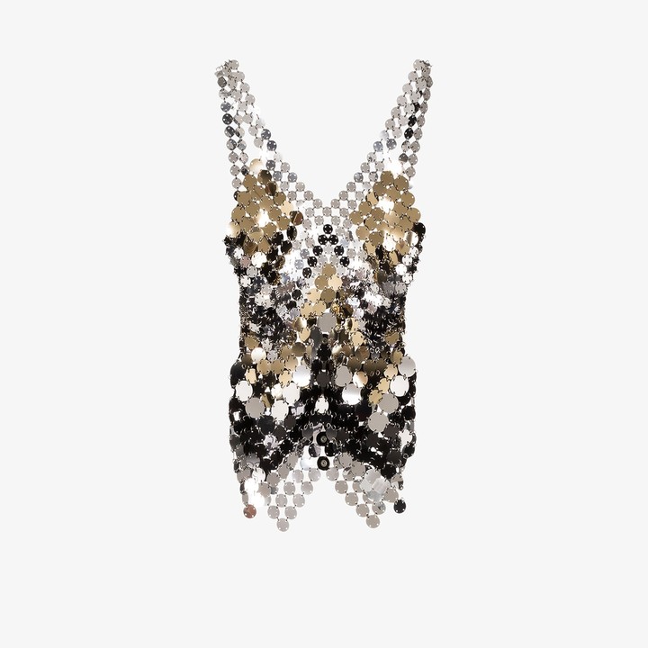 Paco Rabanne Mirror Disc Chain Top - ShopStyle