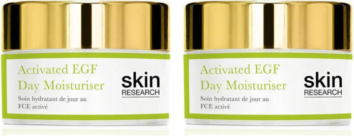 Skin Research Activated EGF Day Moisturizer 50ml Twin Value Savings Pack - ShopStyle
