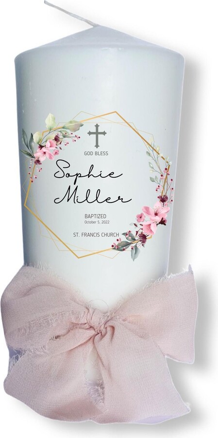 Etsy Personalized Baptism Candle Candle, Vela De Bautizo, Unity Custom ...