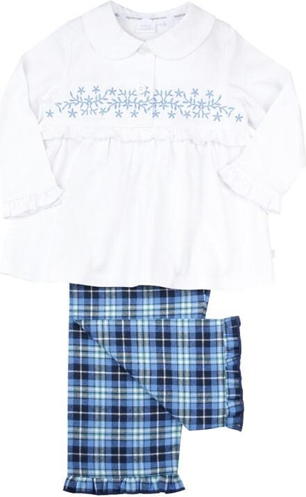 Mini Vanilla Girls Morgan Range Traditional Cotton Pyjamas - ShopStyle