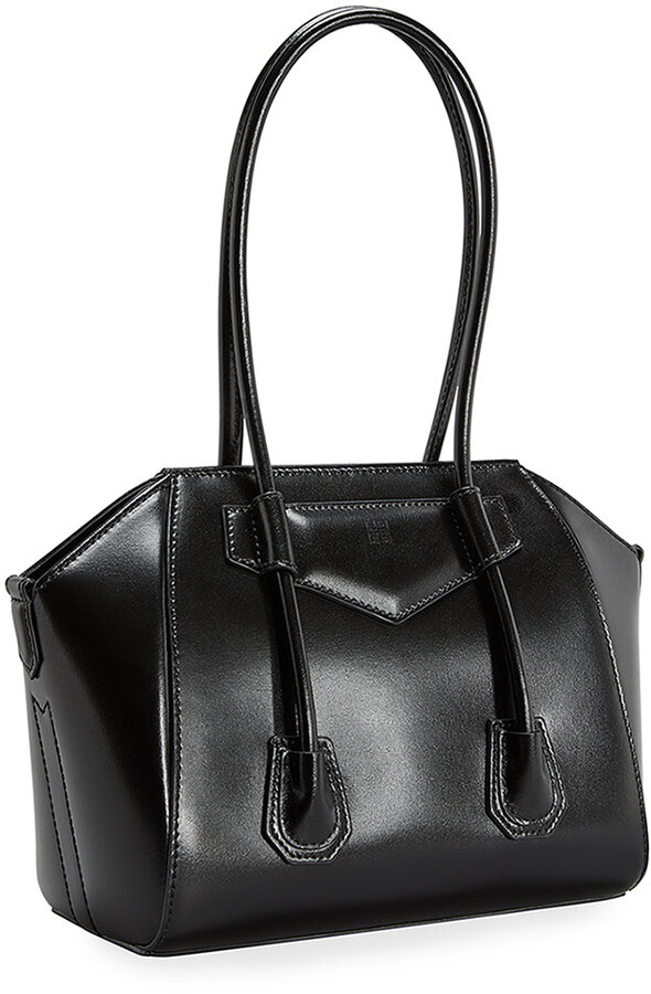 Givenchy Mini Antigona Lock Bag in Box Leather - ShopStyle Satchels ...