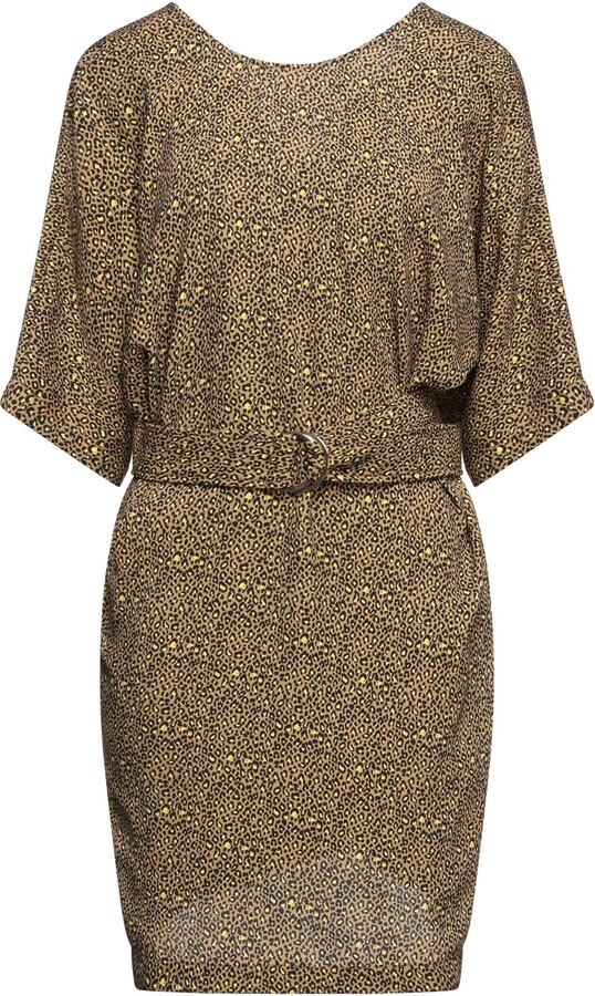 Suoli Short Dress Camel - ShopStyle