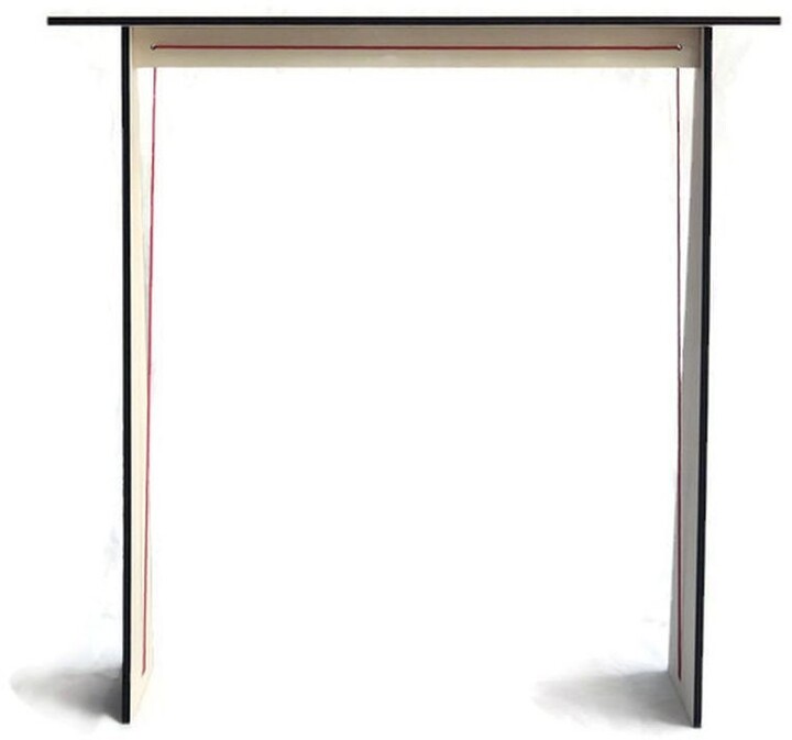 Etsy Wood Very Skinny Console Table For Entry, Slim Functional Design ...