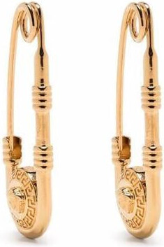 Versace Safety Pin earrings - ShopStyle