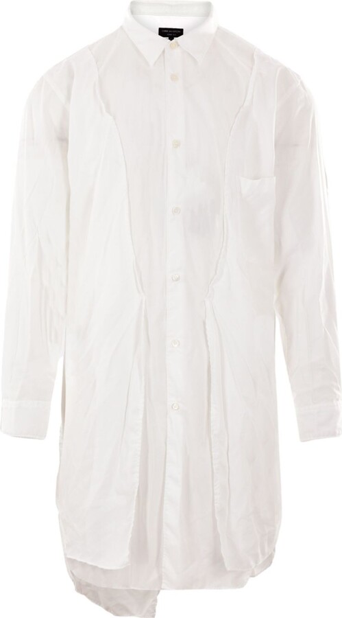 Comme des Garçons Homme Plus Layered-Panels Long-Sleeve Shirt - ShopStyle