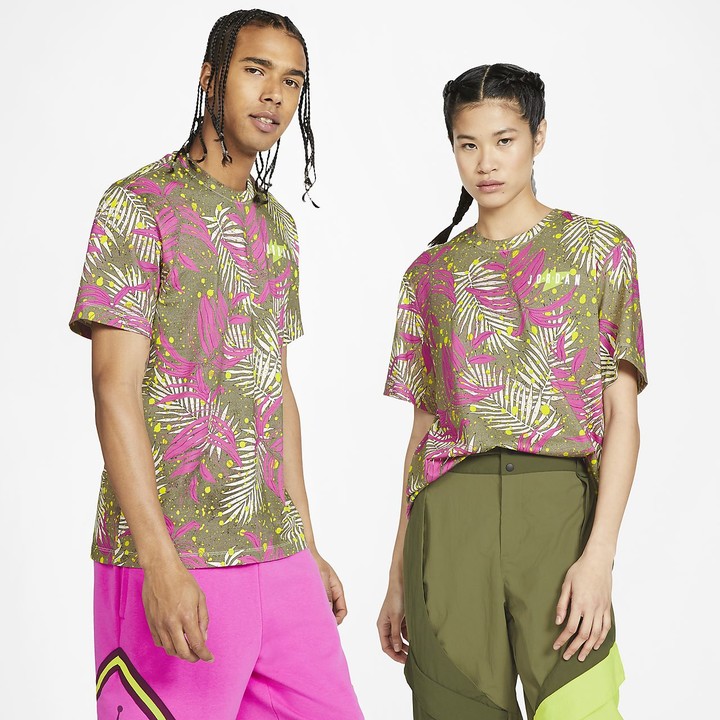 Nike Printed Crew Jordan Poolside - ShopStyle Short Sleeve Shirts