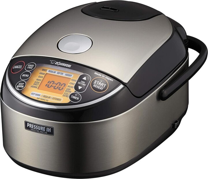 Zojirushi Np-Nwc10Xb Pressure Induction Heating Rice Cooker & Warmer ...