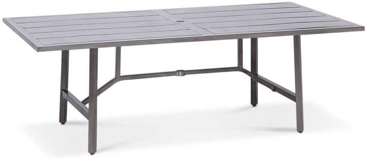 Agio Wayland Aluminum 84" x 42" Rectangle Outdoor Dining Table, Created ...