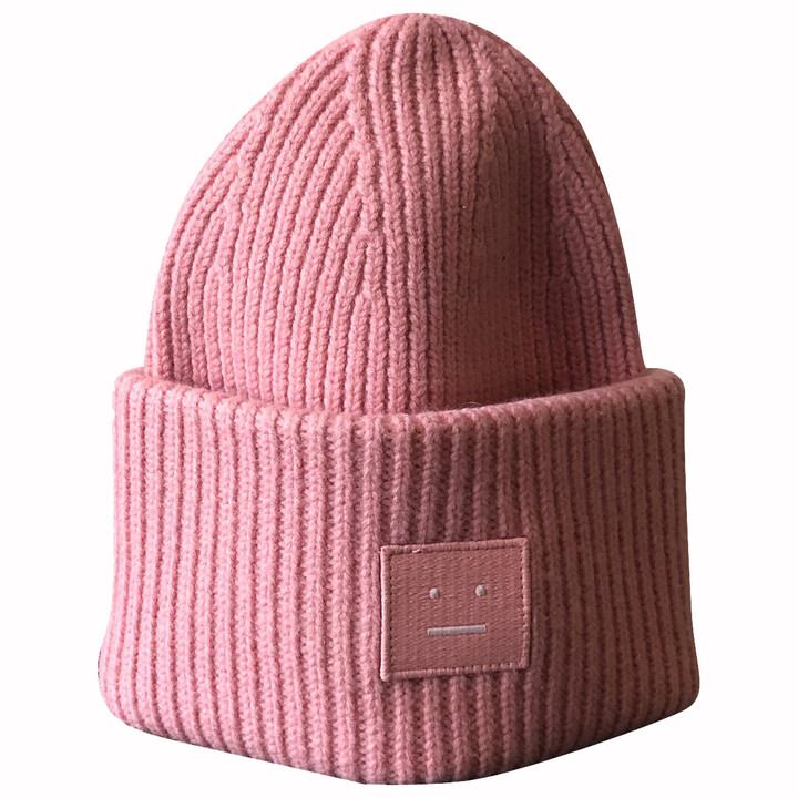 Acne Studios Pink Wool Hats - ShopStyle