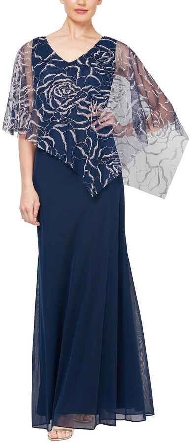 SL Fashions Asymmetrical Pop-Over Dress - ShopStyle