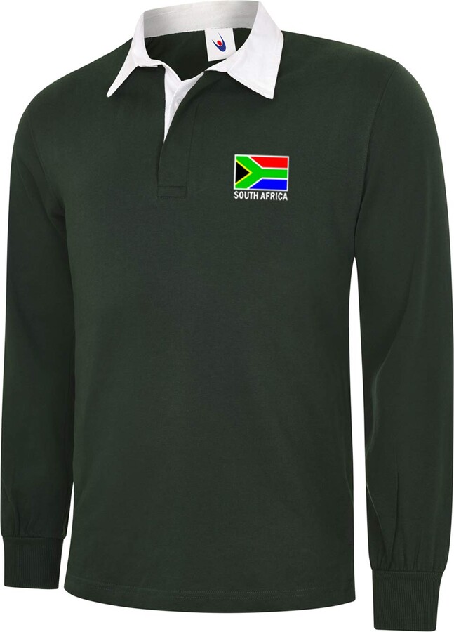 Uneek clothing South Africa Long Sleeve Rugby Shirt - ShopStyle