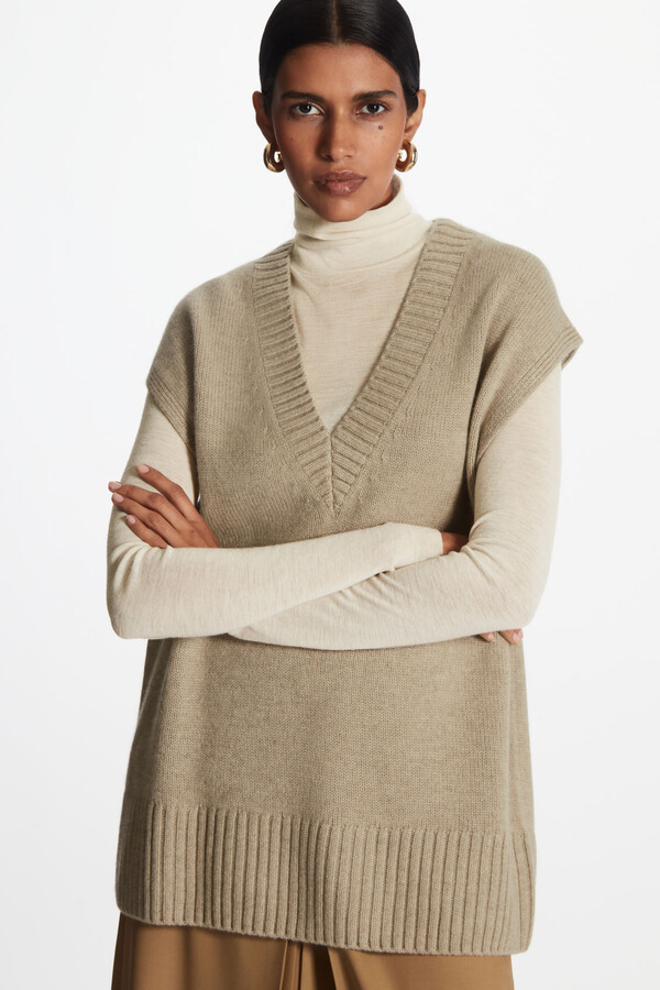 COS Pure Cashmere Tank - ShopStyle