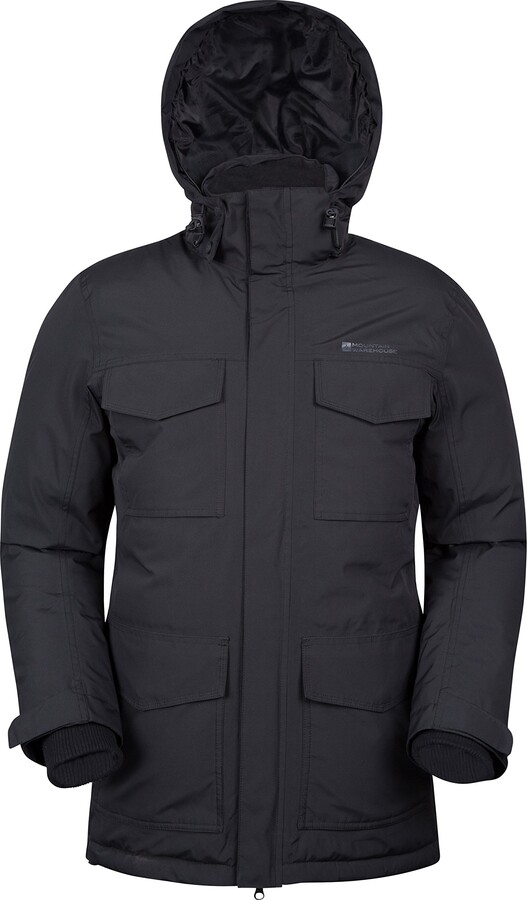 Mountain Warehouse Concord Extreme Mens Down Long Jacket - Waterproof ...