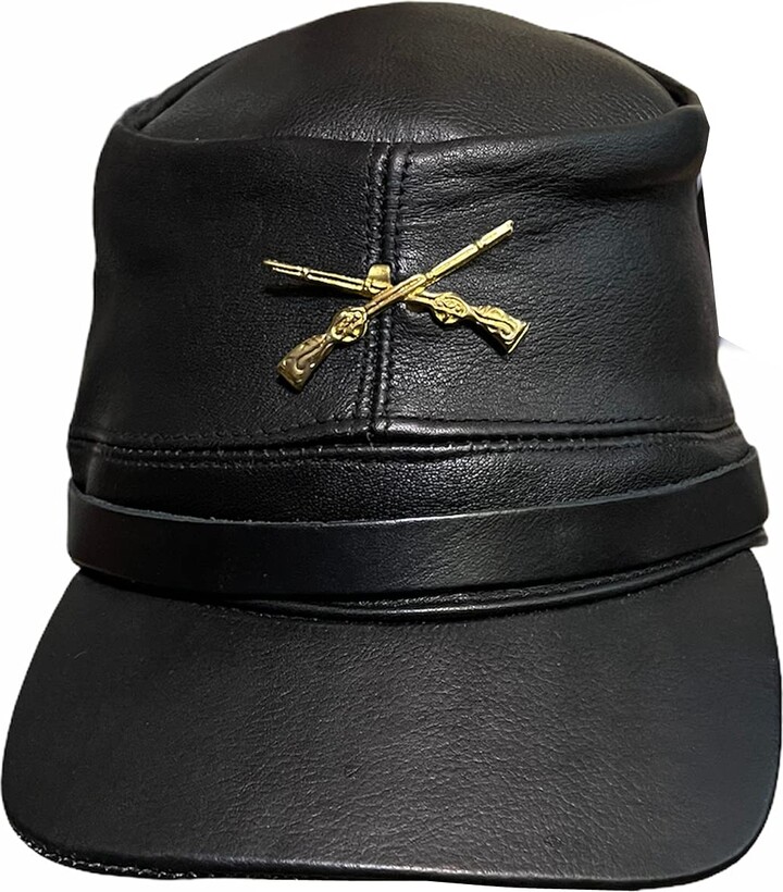 italianboy2018 Black Civil WAR KEPI-HAT Adjustable Free Size Cap 100% ...