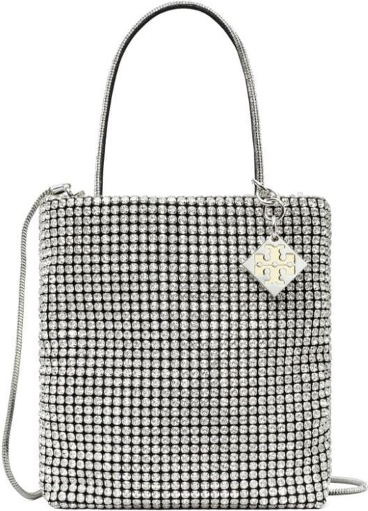 Tory Burch Crystal embellished mini bucket bag - ShopStyle