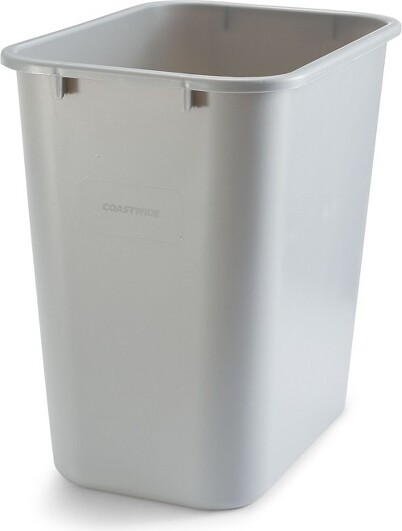 Coastwide Professional COASTWIDE Indoor Trash Can w/out Lid Gray Soft ...