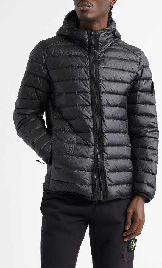 Stone Island Hooded Down Puffer Jacket - ShopStyle