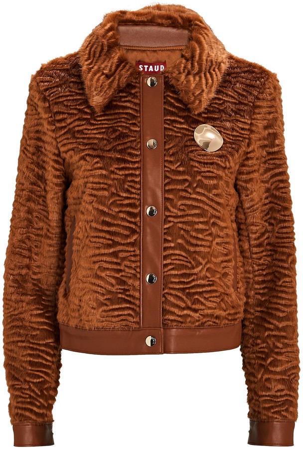 STAUD Buddha Faux Shearling Jacket - ShopStyle