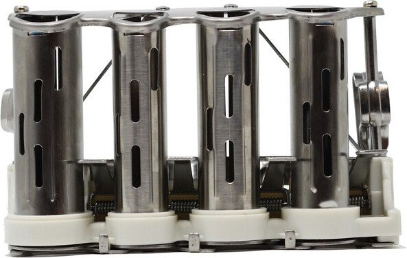 Nadex Coins™ 4-Barrel Steel Coin Dispenser Money Changer with Belt ...