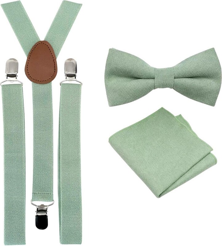 DB Dickie Bow Men's Luxury Cotton Blend Pre-Tied and Adjustable Bow Tie ...