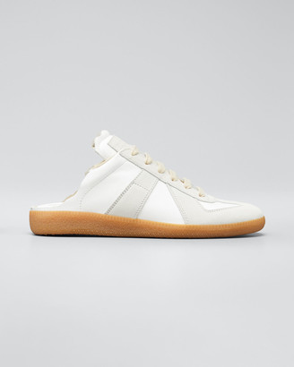 Maison Margiela Replica Ripped Open-Back Sneakers - ShopStyle