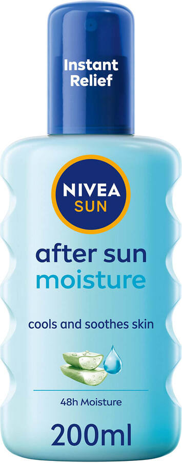 NIVEA SUN After Sun Moisturising Soothing Spray Lotion 200ml - ShopStyle