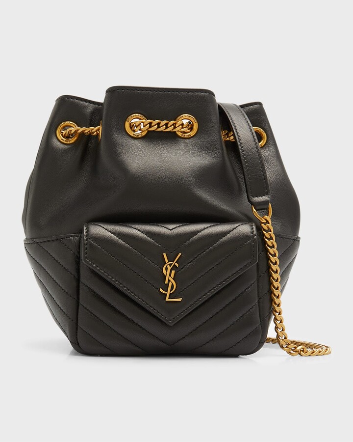 Saint Laurent Joe Mini Bucket Bag in Smooth Leather - ShopStyle