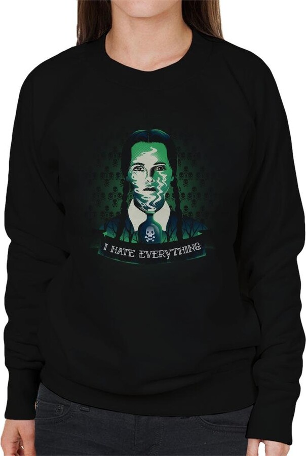 Cloud City 7 Addams Family Wednesday Addams I Hate Everyone Women's ...